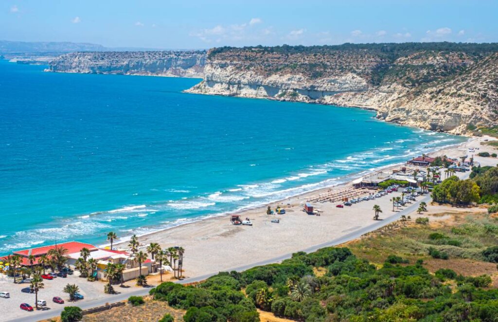Plaża Kourion Beach - Cypr