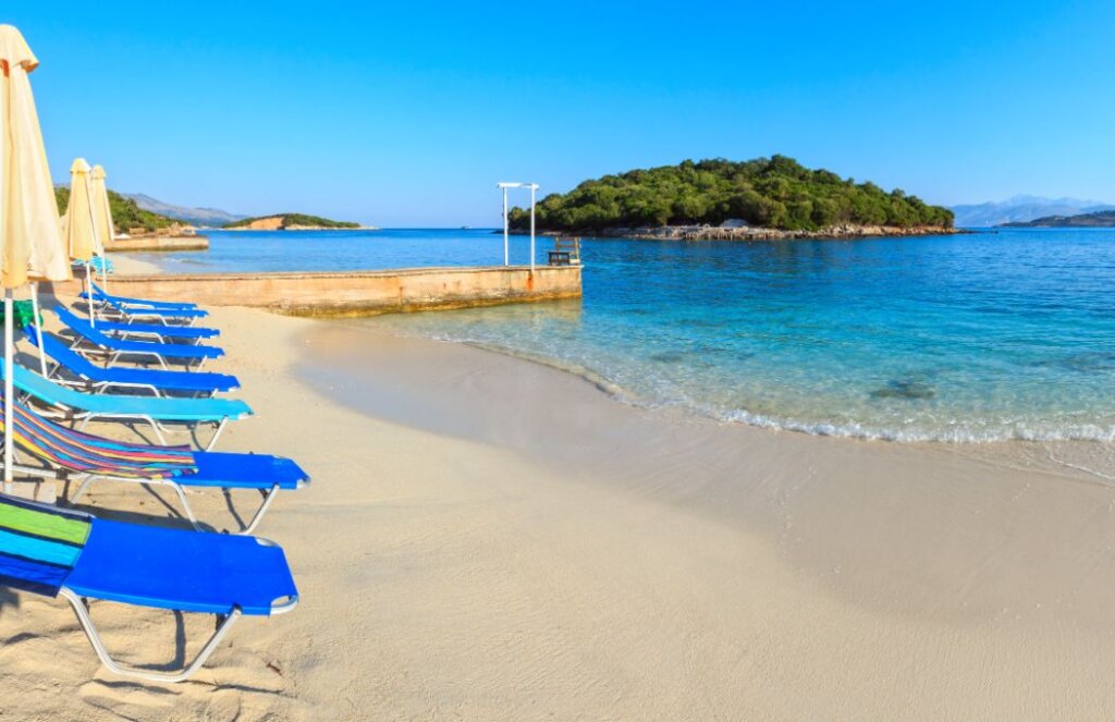 Plaża Ksamil Beach - Albania