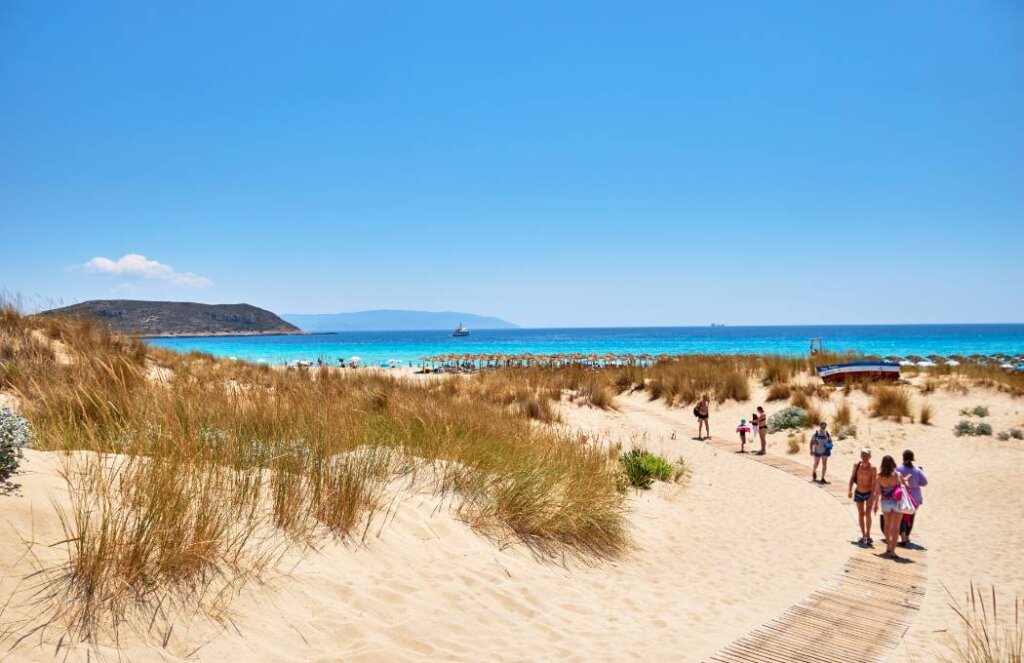 Plaża Simos Beach - Grecja