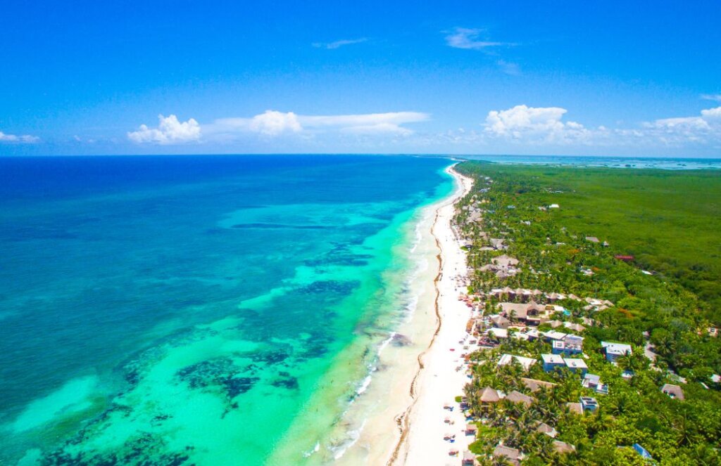 Plaża Tulum Beach - Meksyk