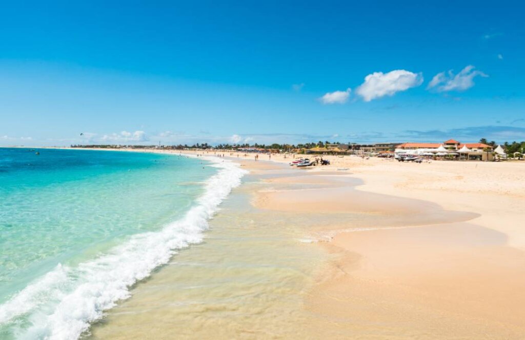 Plaża Santa Maria Beach - Wyspy Zielonego Przylądka
