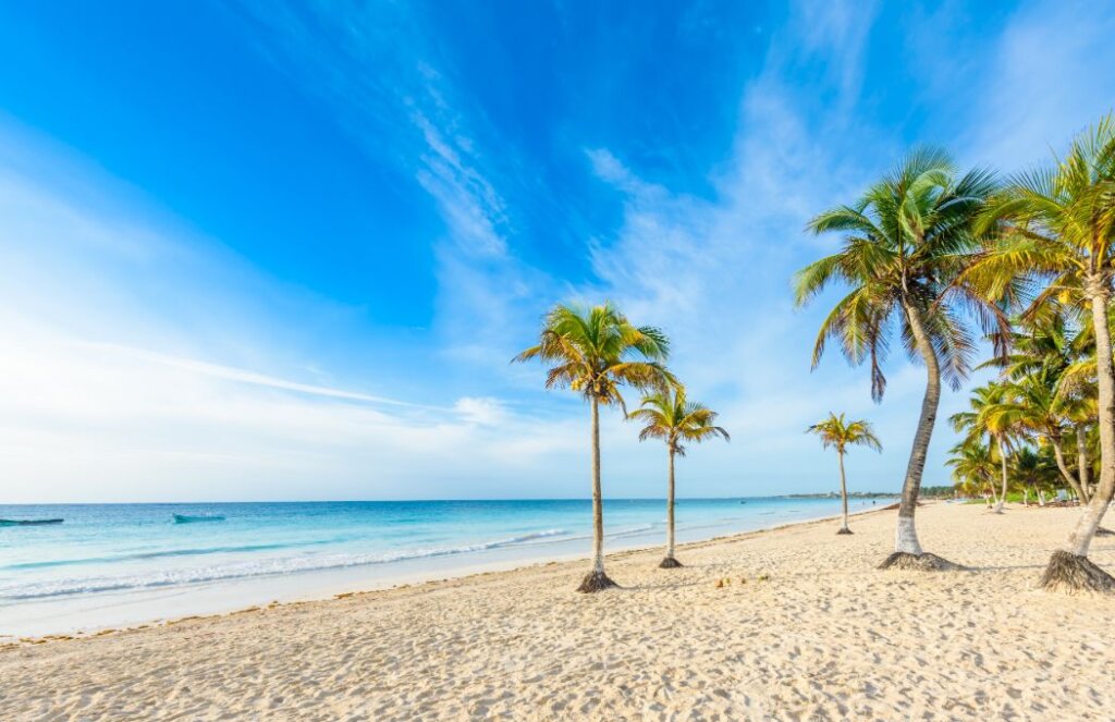 Plaża Tulum Beach - Meksyk