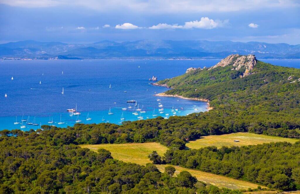 Plaża Porquerolles Beach - Francja