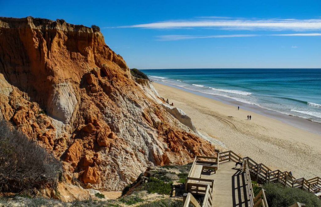 Plaża Falésia Beach - Portugalia