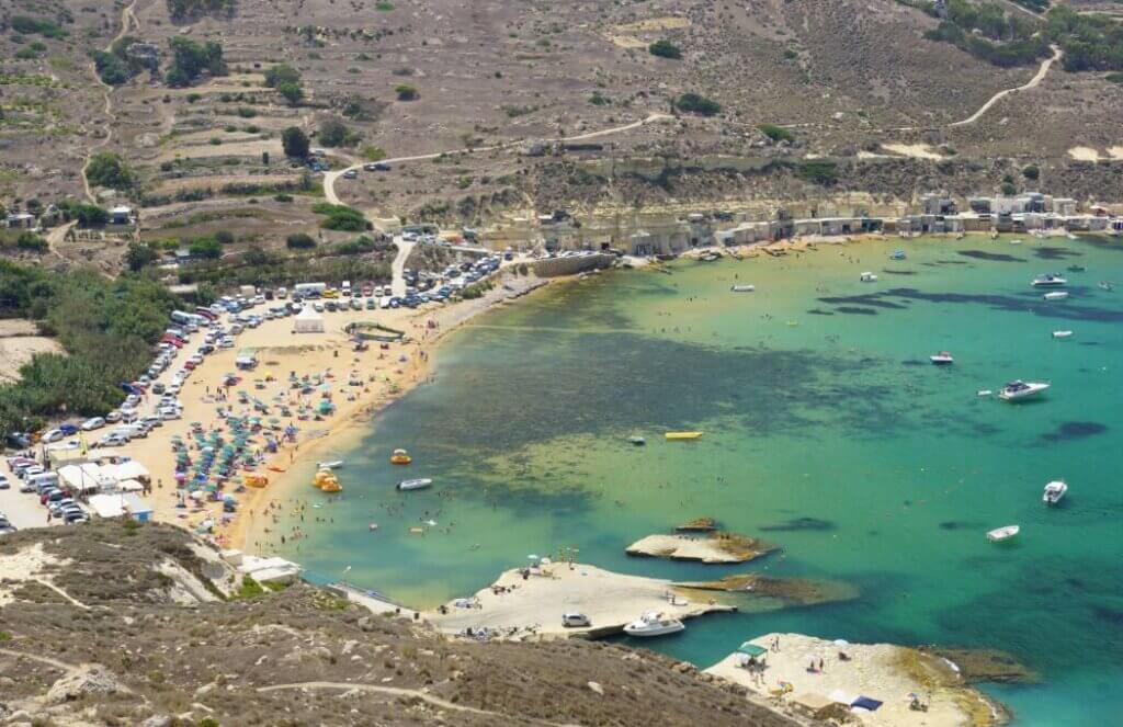 Plaża Gnejna Bay - Malta